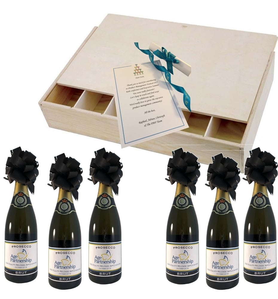 Corporate Branded Prosecco for Business | The Champagne & Gift Company